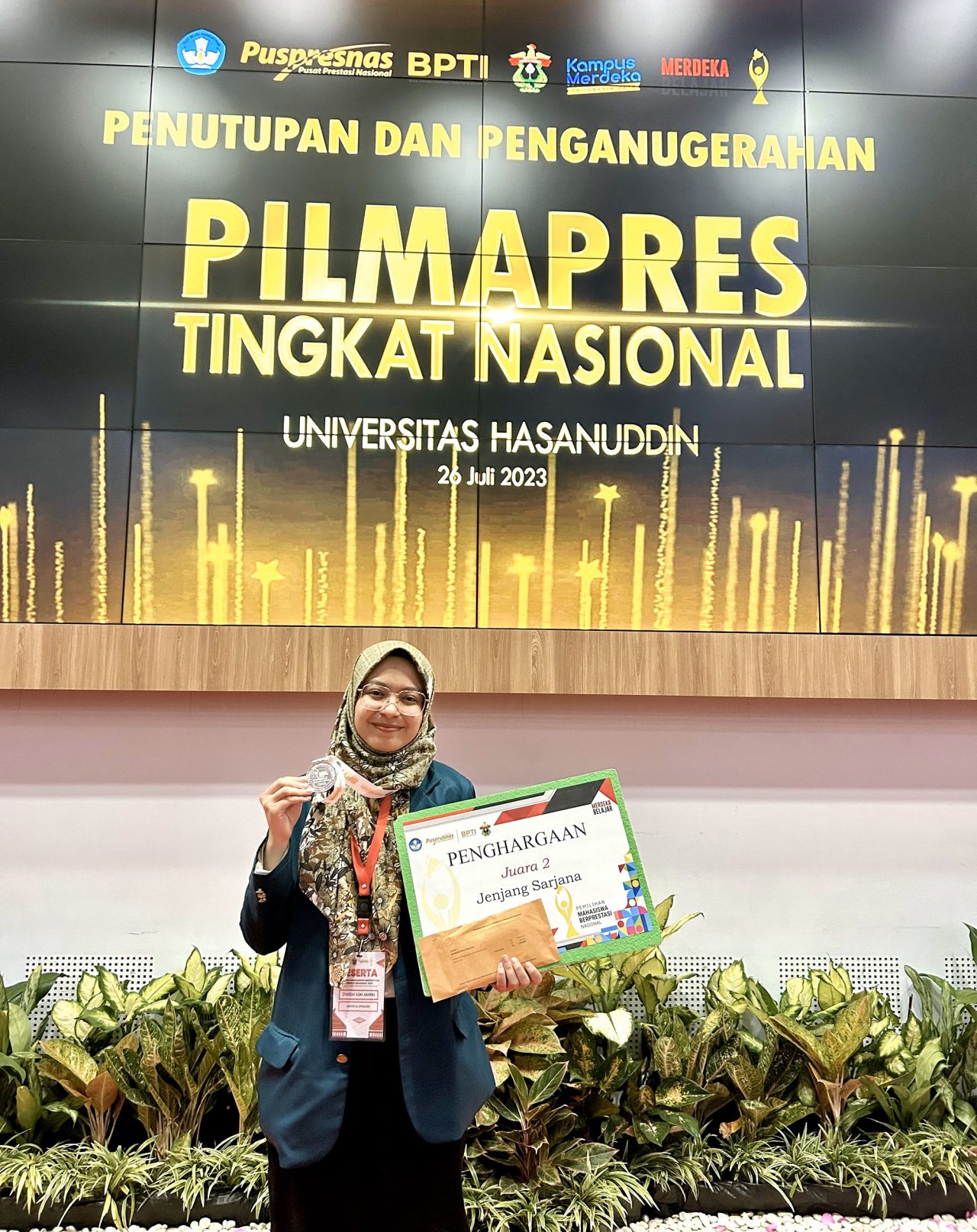UNDIP Raih Juara 2 Pilmapres Nasional 2023 - Universitas Diponegoro