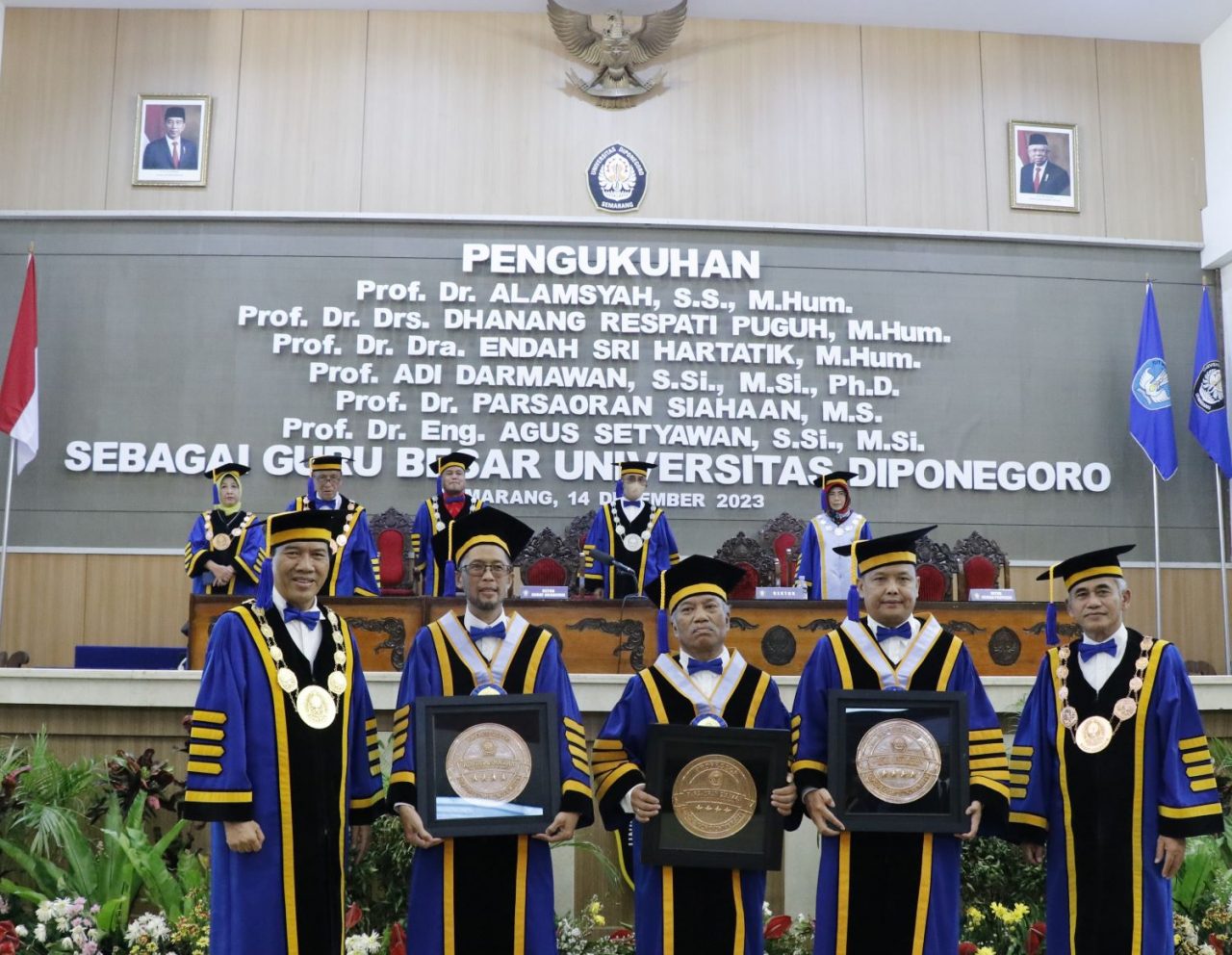 Fakultas Sains dan Matematika UNDIP Tambah Tiga Guru Besar - Universitas Diponegoro