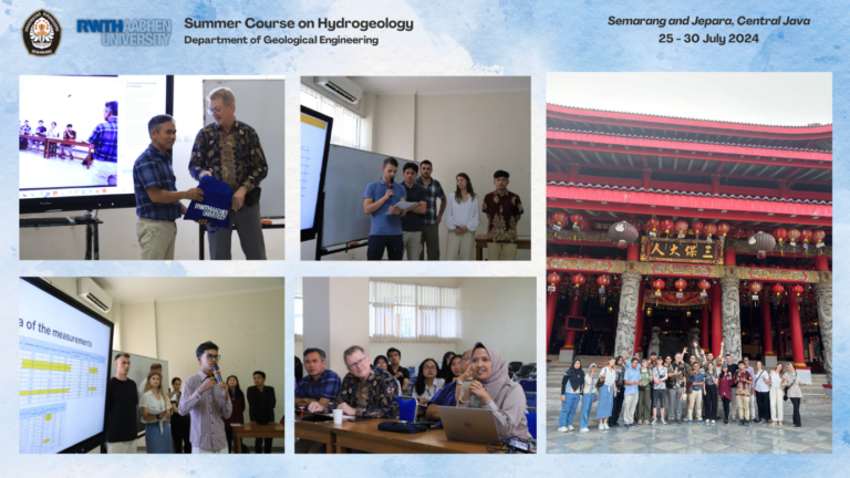 Summer Course on Hydrogeology 2024, Kolaborasi Teknik Geologi UNDIP ...